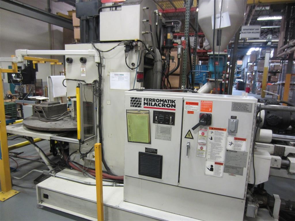 150 Ton Cincinnati Milacron Vertical Injection Molding Machine, Model ...